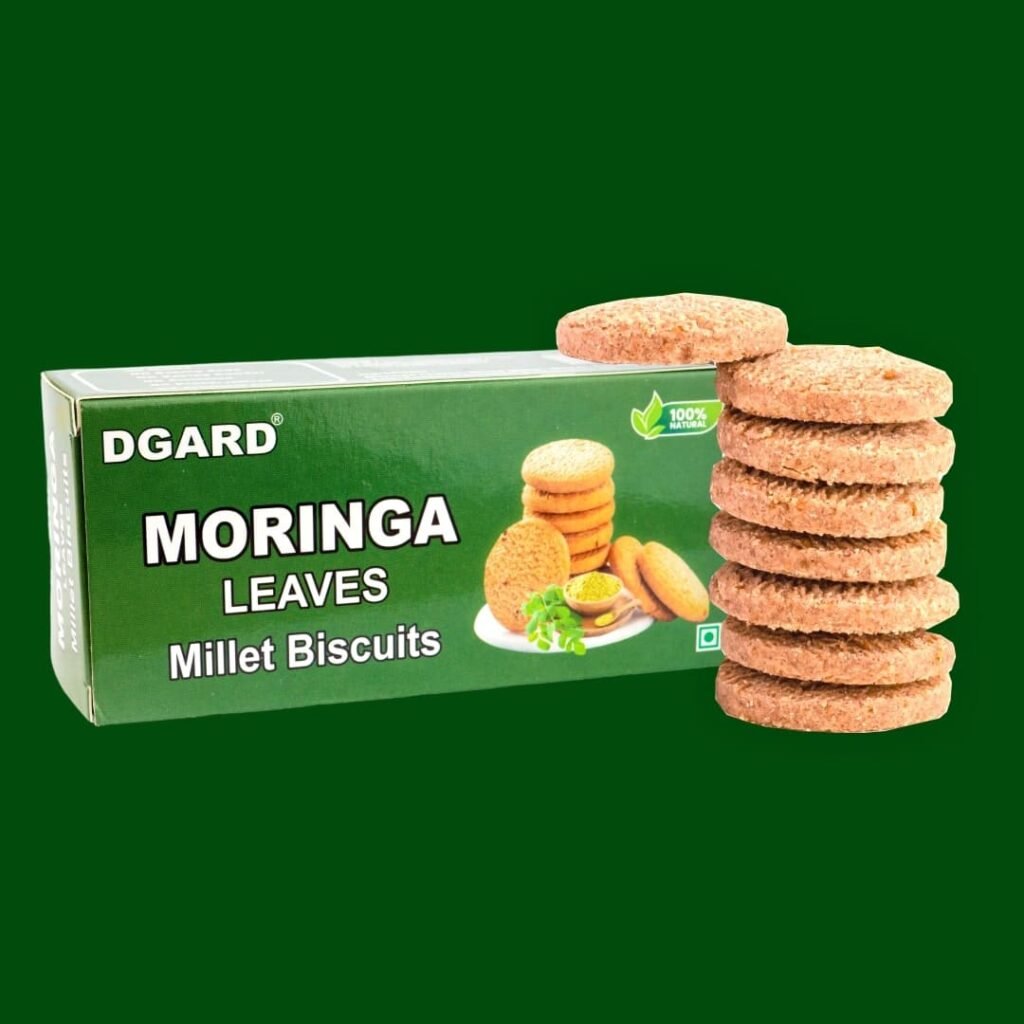 Moringa leaves millet biscuits - DGARD NATURALS